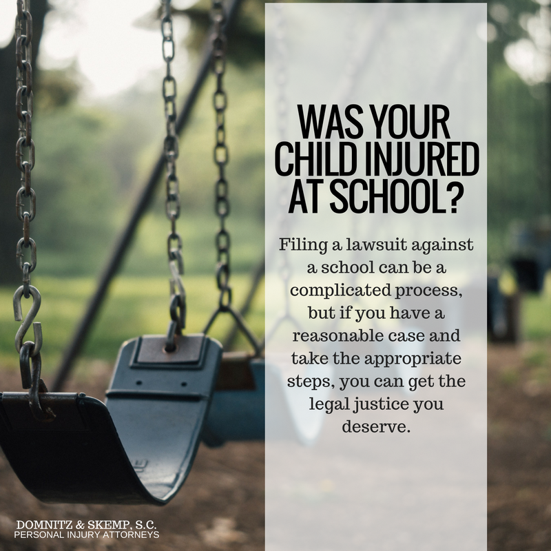 Injuries at School | Domnitz & Domnitz, S.C.